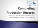 PPT - FOOD PRODUCTION RECORDS PowerPoint Presentation, free download ...