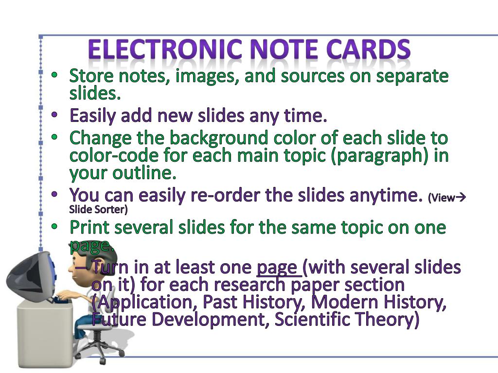 PPT - Slide Notes Organizer: Efficient Electronic Notecards PowerPoint ...