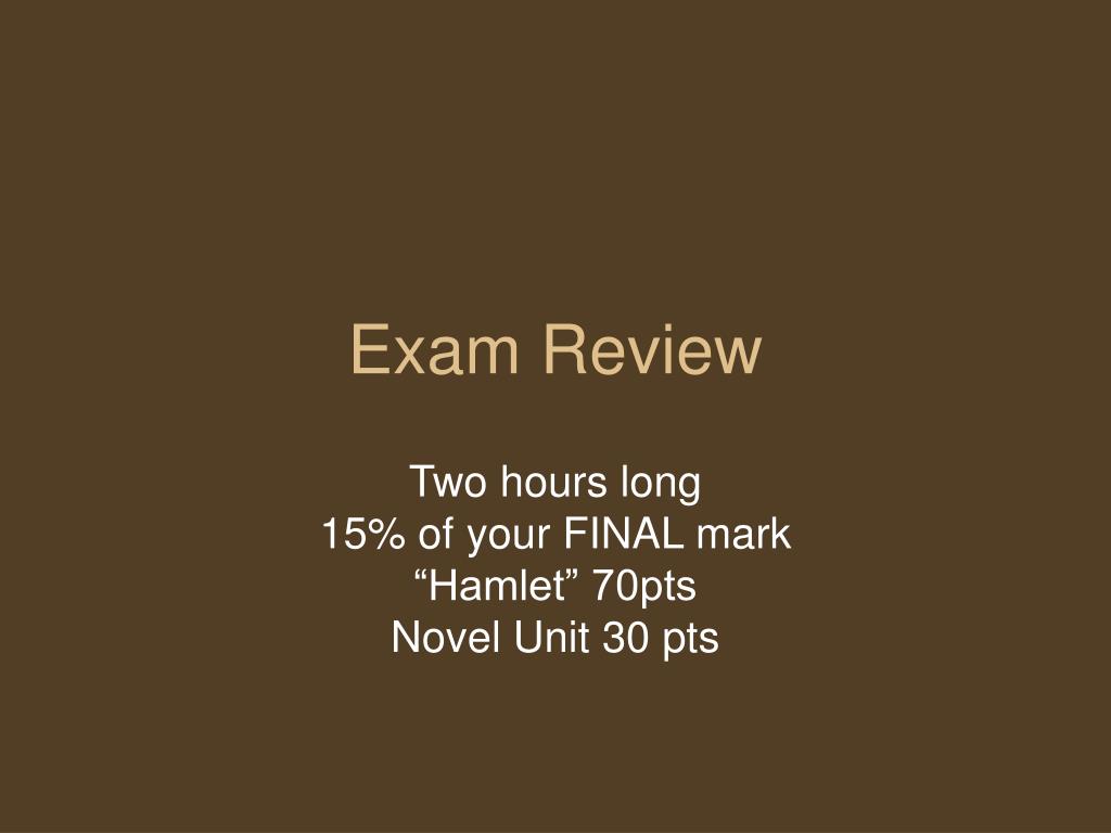 PPT - Exam Review PowerPoint Presentation, free download - ID:5430908