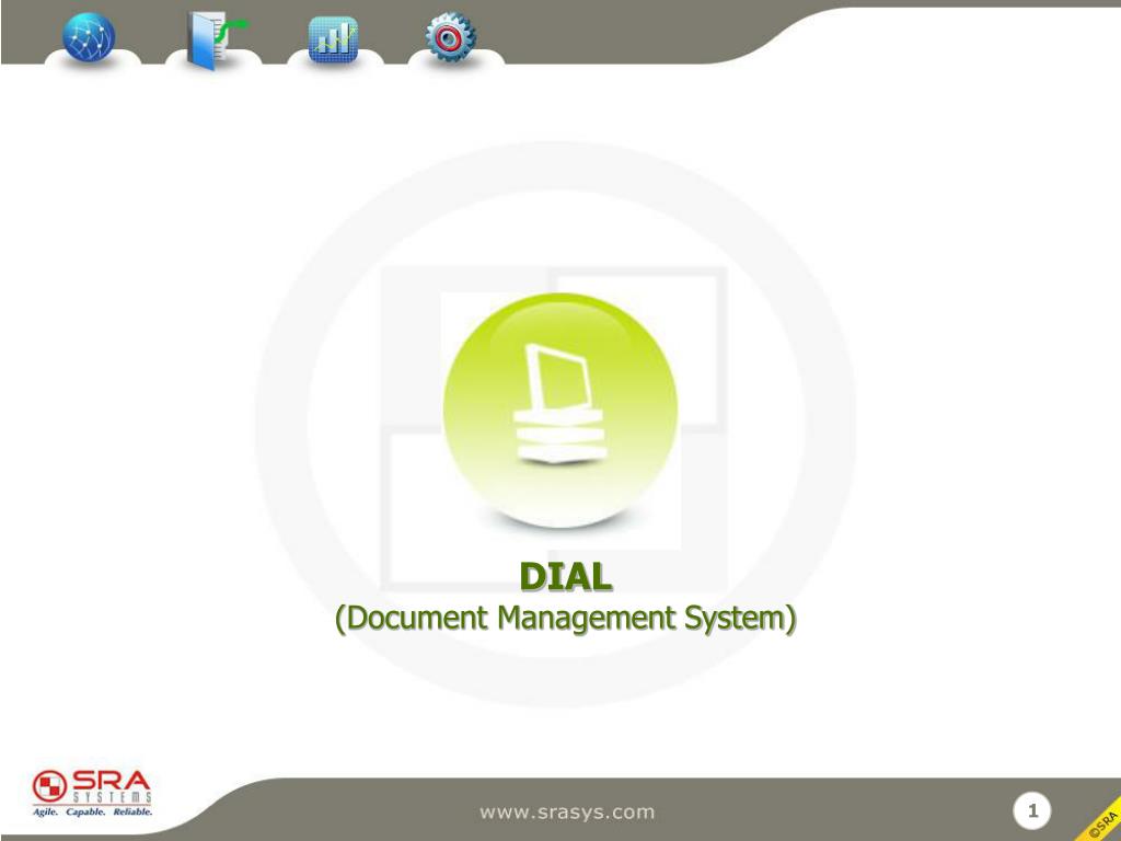 PPT - DIAL (Document Management System) PowerPoint Presentation, free ...
