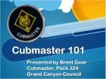 PPT - Cubmaster For Dummies PowerPoint Presentation, free download - ID ...