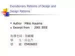 PPT - Evolutionary Patterns, Rates, and Trends PowerPoint Presentation ...