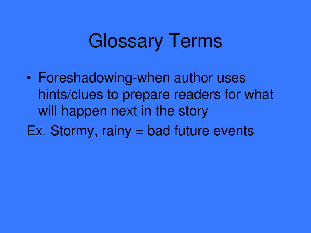 PPT - Glossary Terms PowerPoint Presentation, free download - ID:5434339