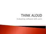 PPT - Think-Aloud Instructional Strategy PowerPoint Presentation, free ...