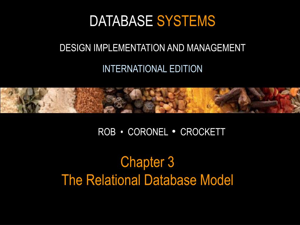 PPT - Chapter 3 The Relational Database Model PowerPoint Presentation ...