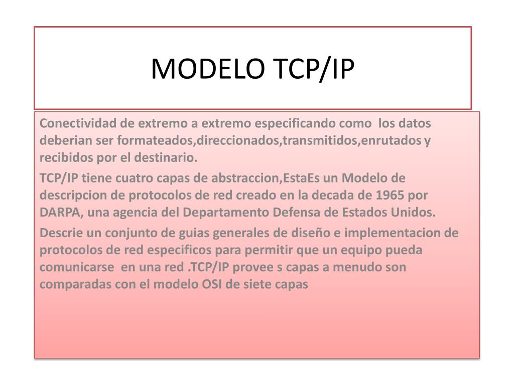 PPT - MODELO TCP/IP PowerPoint Presentation, free download - ID:5439114