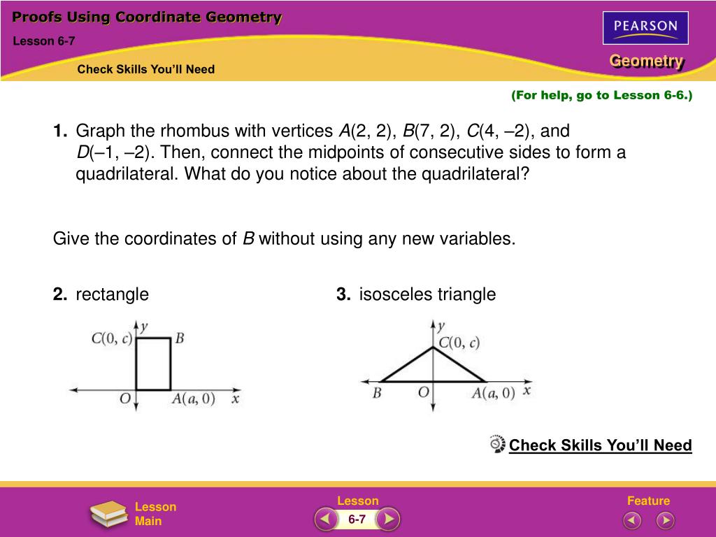 PPT - Proofs Using Coordinate Geometry PowerPoint Presentation, free ...