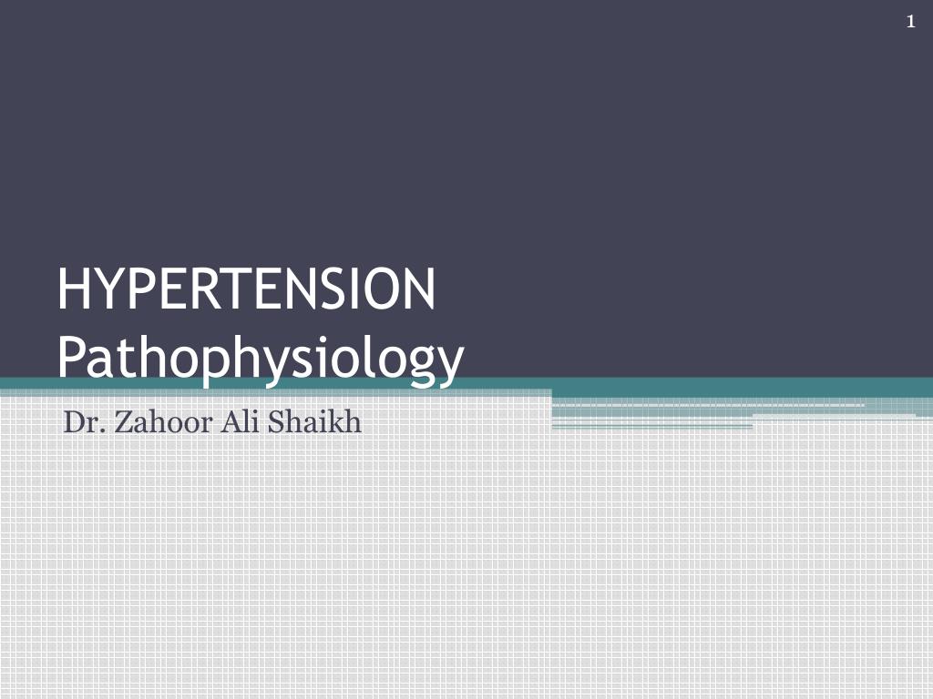 PPT - HYPERTENSION Pathophysiology PowerPoint Presentation, free ...