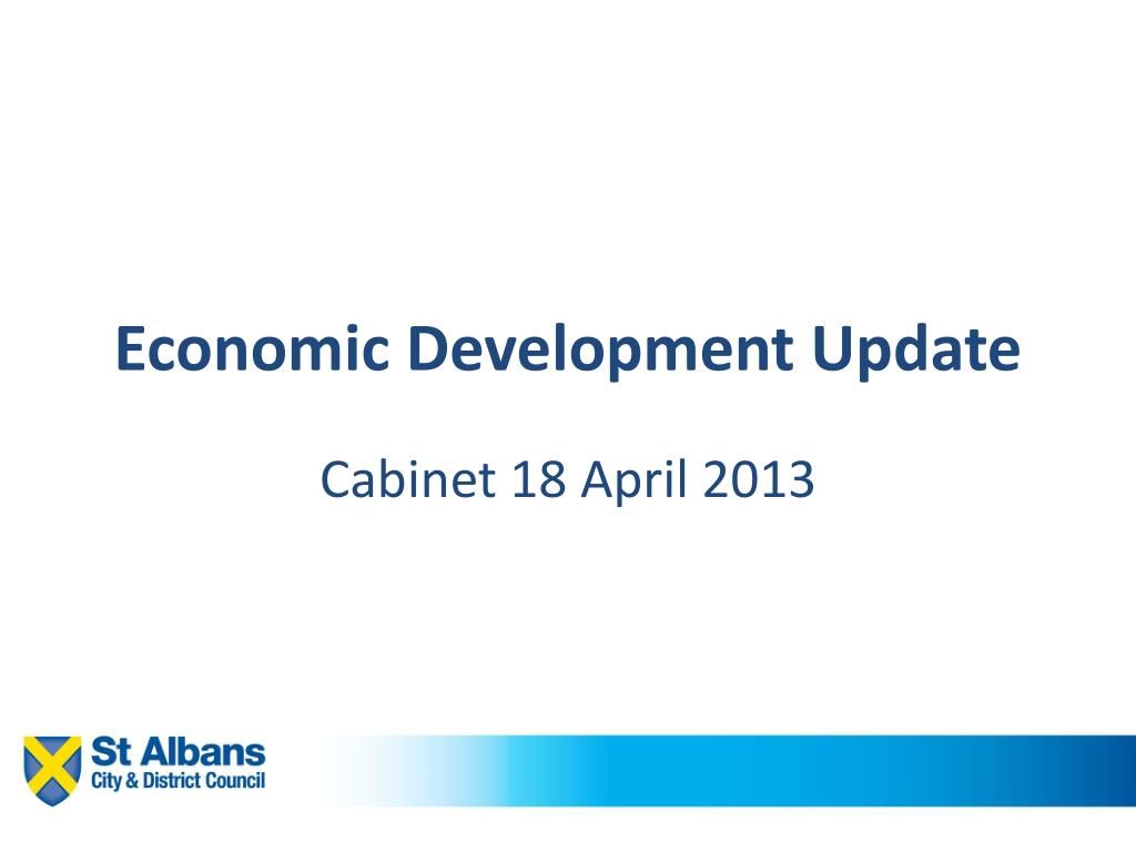 PPT - Economic Development Update PowerPoint Presentation, free ...