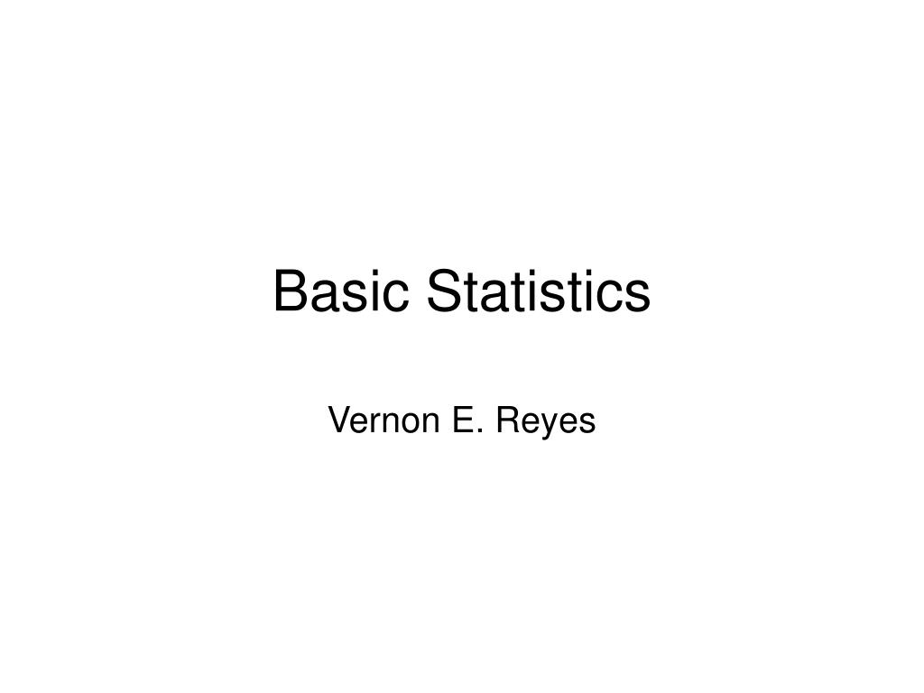 PPT - Basic Statistics PowerPoint Presentation, free download - ID:5443777