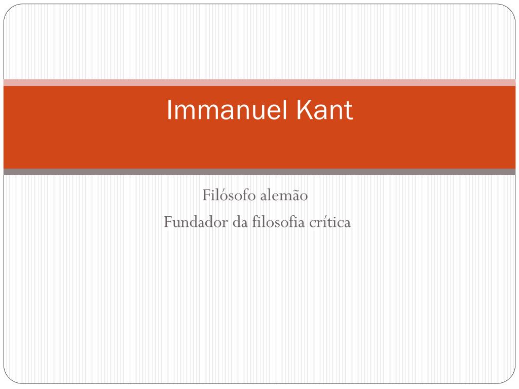 PPT - Immanuel Kant PowerPoint Presentation, free download - ID:5444135