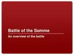 PPT - Remembering the Somme PowerPoint Presentation, free download - ID ...