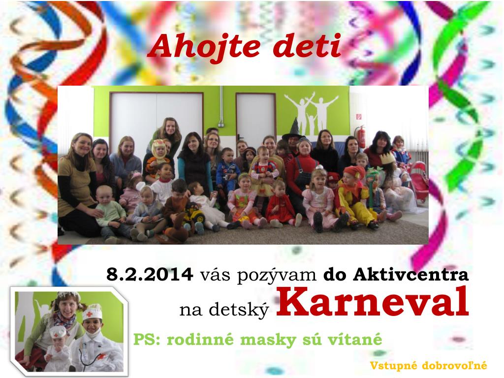 PPT - Detský Karneval PowerPoint Presentation, free download - ID:5445762
