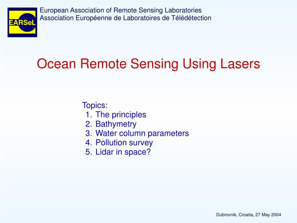 PPT - Ocean Remote Sensing Using Lasers PowerPoint Presentation, free download - ID:5446235