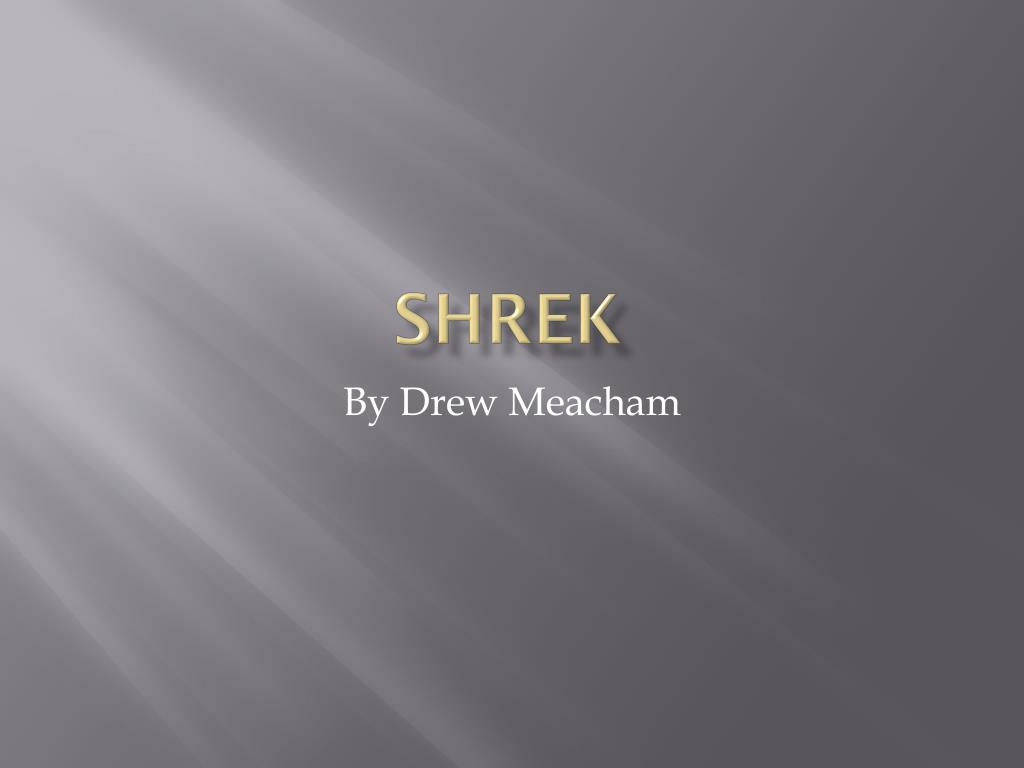 PPT - Shrek PowerPoint Presentation, free download - ID:5447132