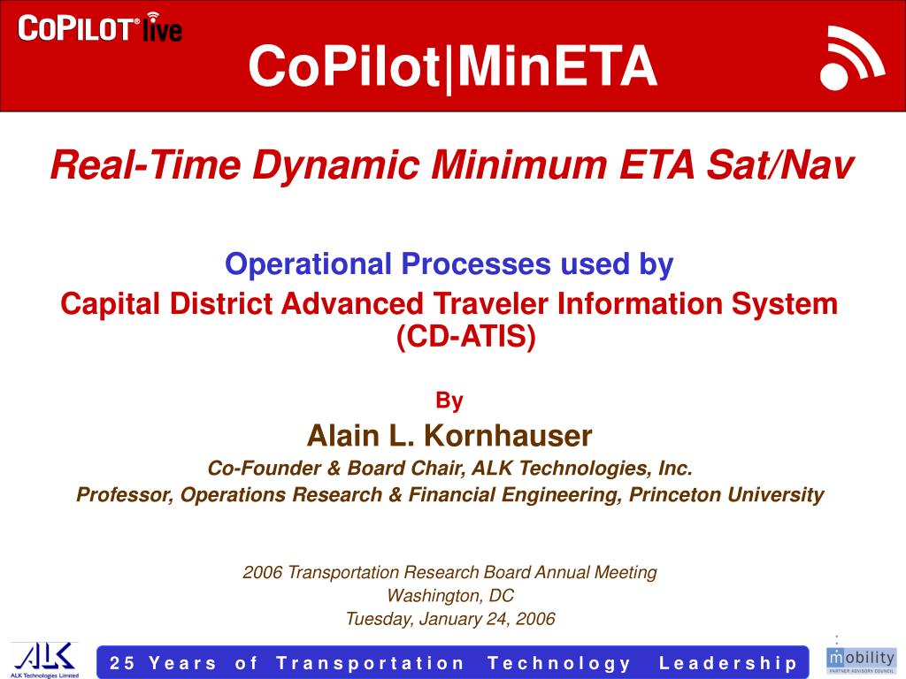 PPT - CoPilot|MinETA PowerPoint Presentation, free download - ID:5448124