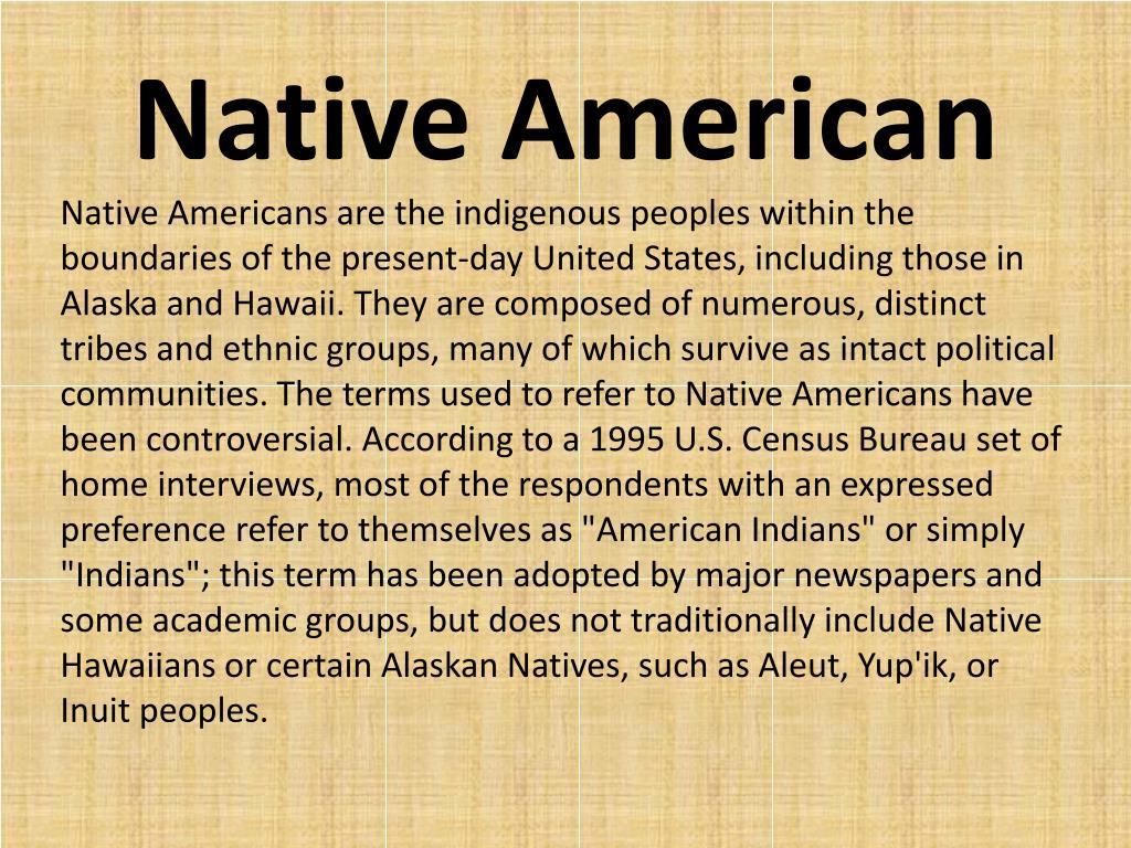 PPT - Understanding Native Americans: Identity, Diversity, and ...