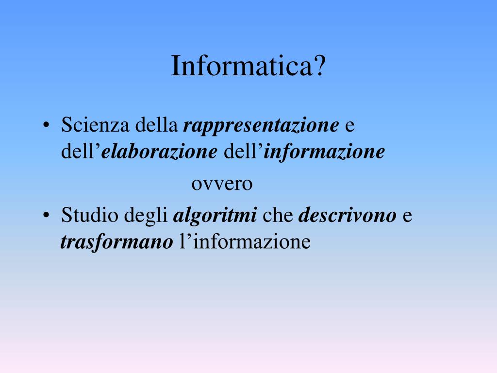 PPT - Informatica? PowerPoint Presentation, free download - ID:5449436