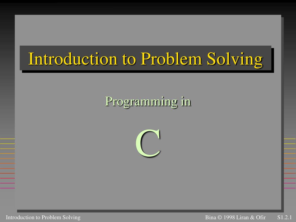 PPT - Introduction to Problem Solving PowerPoint Presentation, free ...