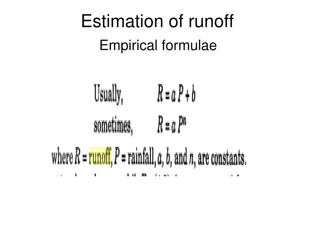 PPT - Estimation of runoff PowerPoint Presentation, free download - ID ...