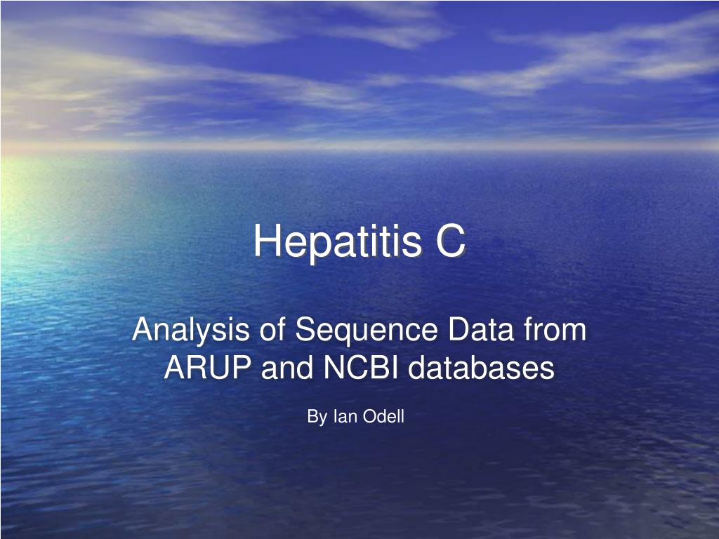 PPT - Hepatitis C PowerPoint Presentation, free download - ID:5453027