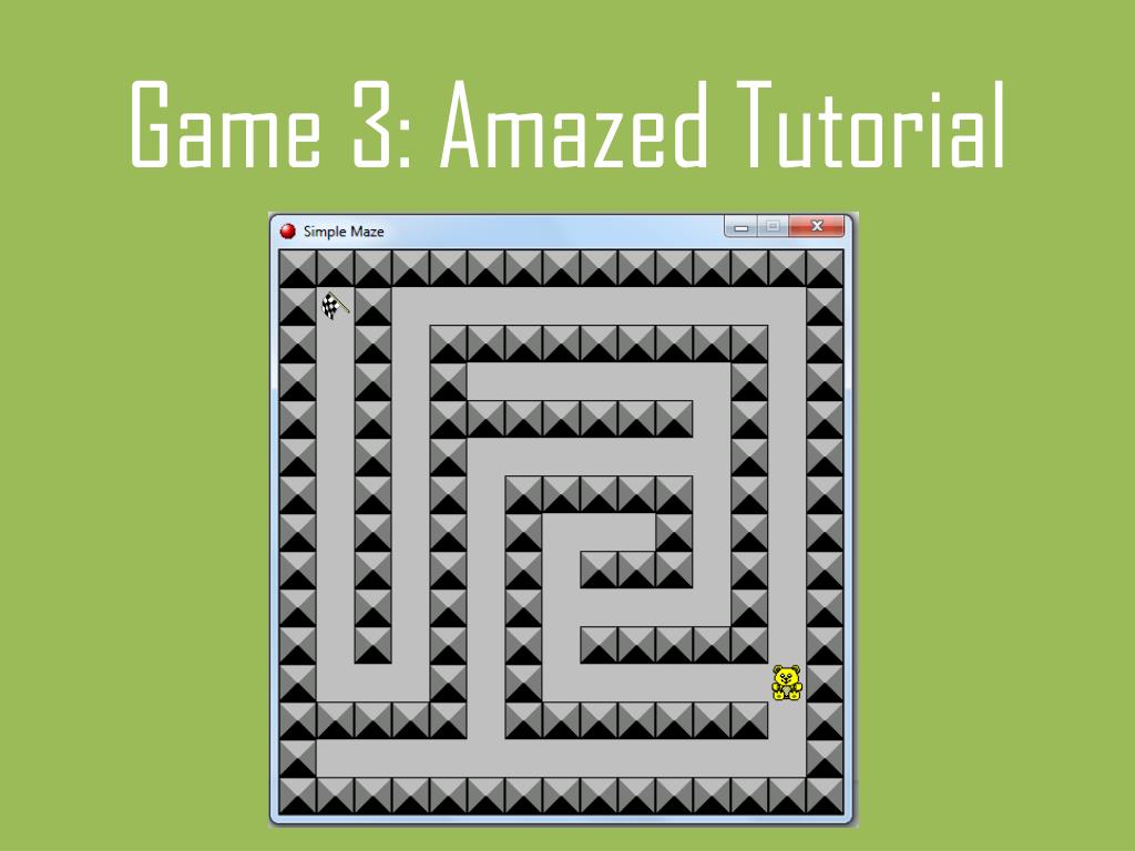 PPT - Game 3: Amazed Tutorial PowerPoint Presentation, free download ...