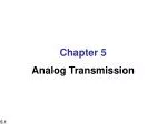 PPT - Chapter 5 Analog Transmission PowerPoint Presentation, free ...