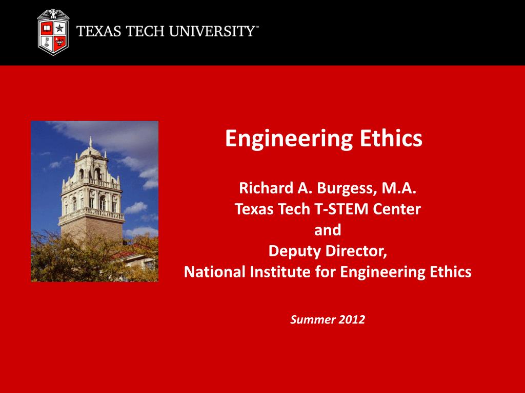 PPT - Engineering Ethics PowerPoint Presentation, free download - ID ...