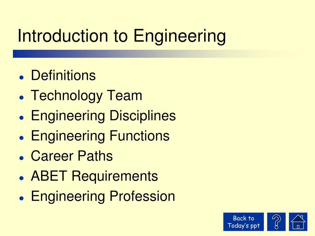 PPT - Introduction to Engineering PowerPoint Presentation, free ...