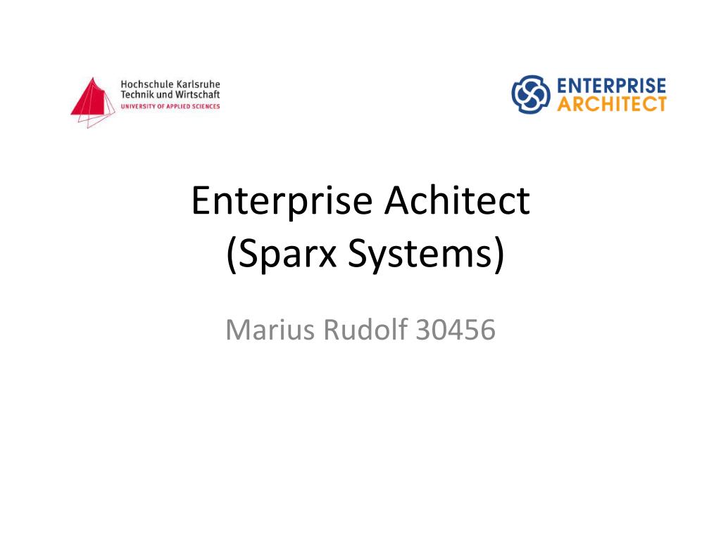 PPT - Enterprise Achitect ( Sparx Systems) PowerPoint Presentation ...