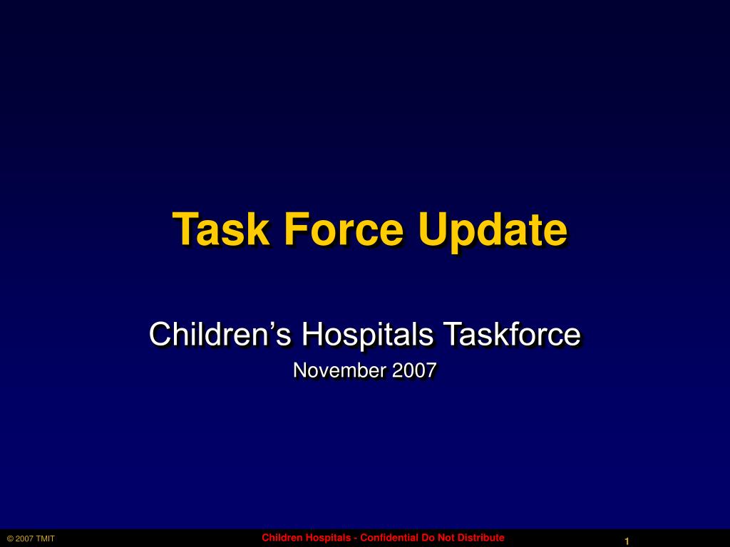 PPT - Task Force Update PowerPoint Presentation, free download - ID:5460957