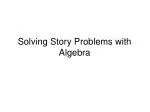 PPT - The Algebra of Life - Make Solving for X FUN PowerPoint ...