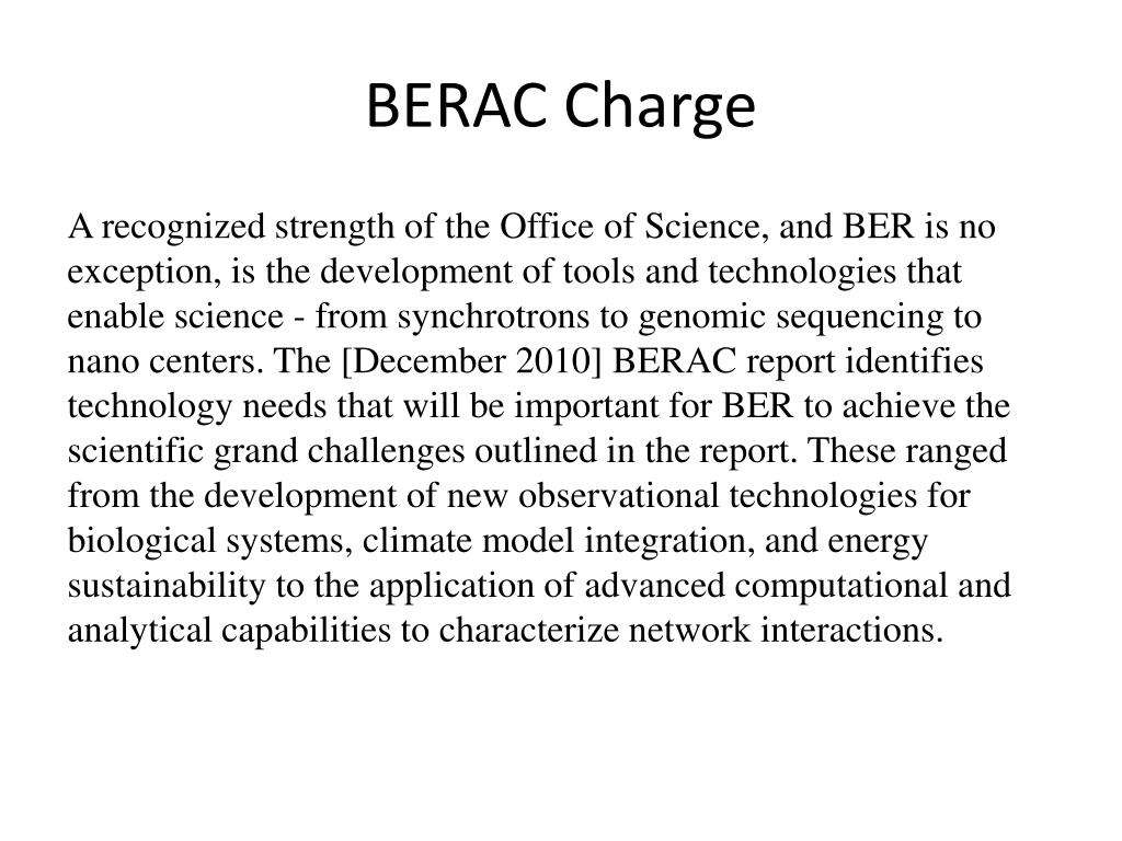 PPT - BERAC Charge PowerPoint Presentation, free download - ID:5463577