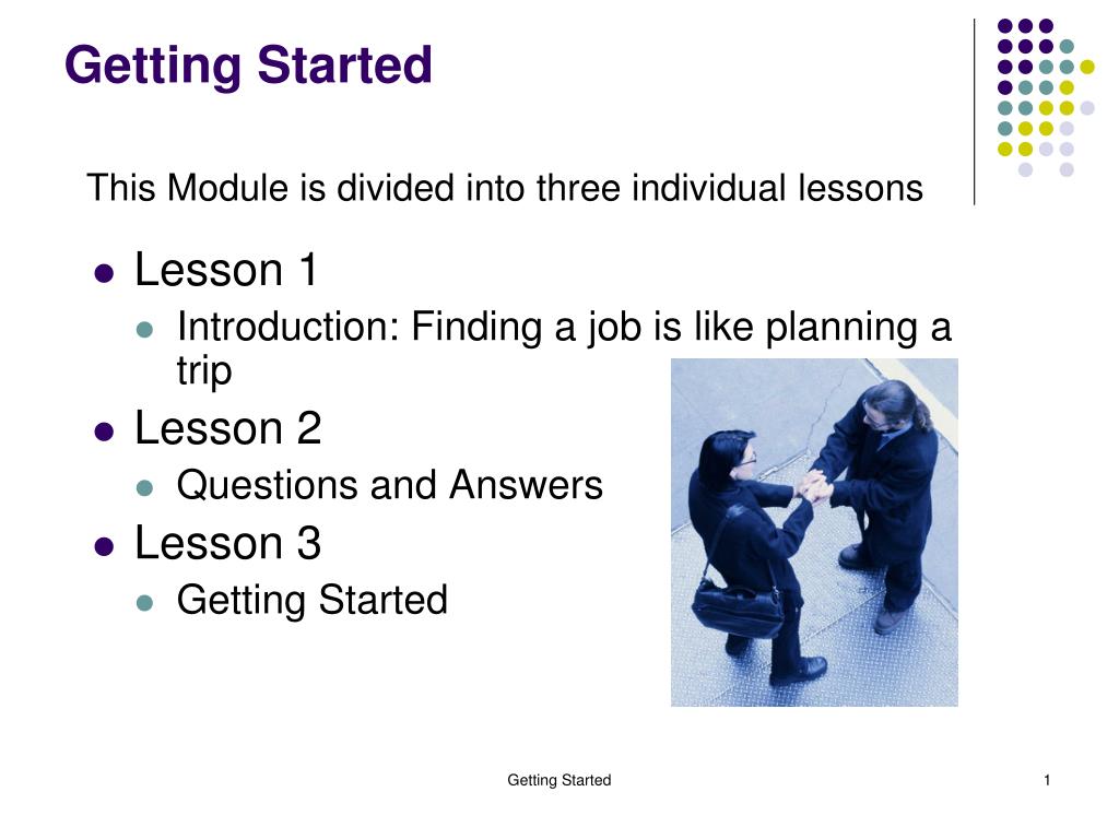 PPT - Getting Started PowerPoint Presentation, free download - ID:5464314