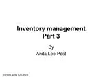 PPT - Operations Management Inventory Management Chapter 12 - Part 2 ...