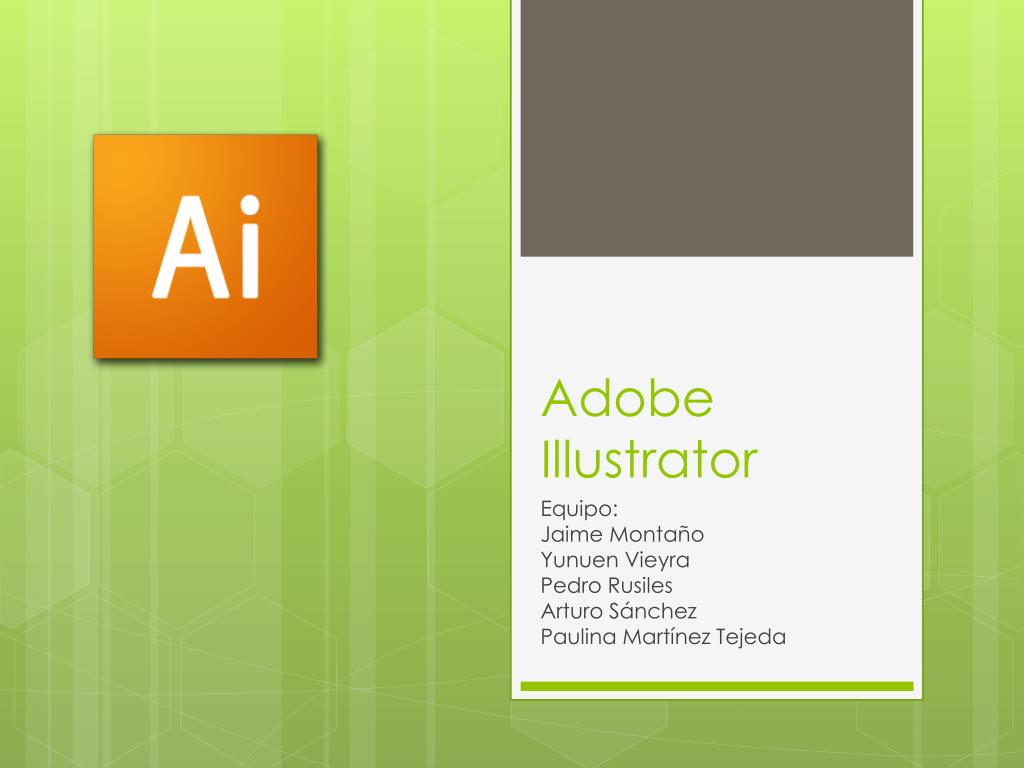 PPT - Adobe Illustrator PowerPoint Presentation, free download - ID:5466519