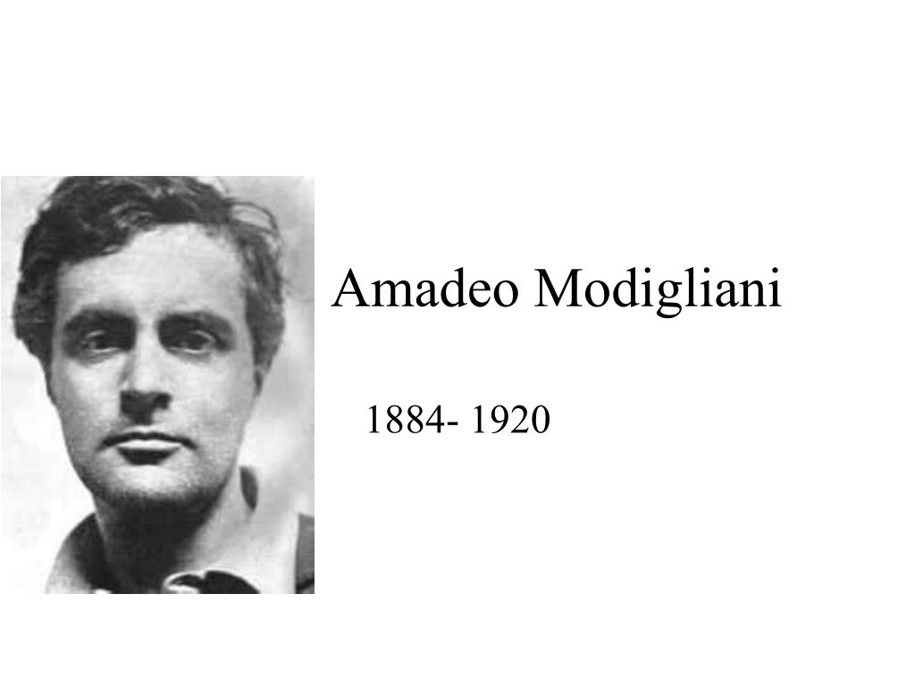 PPT - Amadeo Modigliani PowerPoint Presentation, free download - ID:5466701