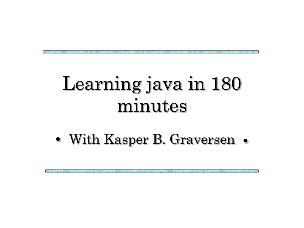 PPT - Master Java Programming in 180 Minutes: Classes, Linked Lists ...