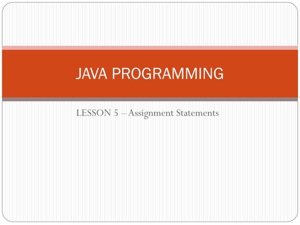 Ppt Java Programming Powerpoint Presentation Free Download Id5467728