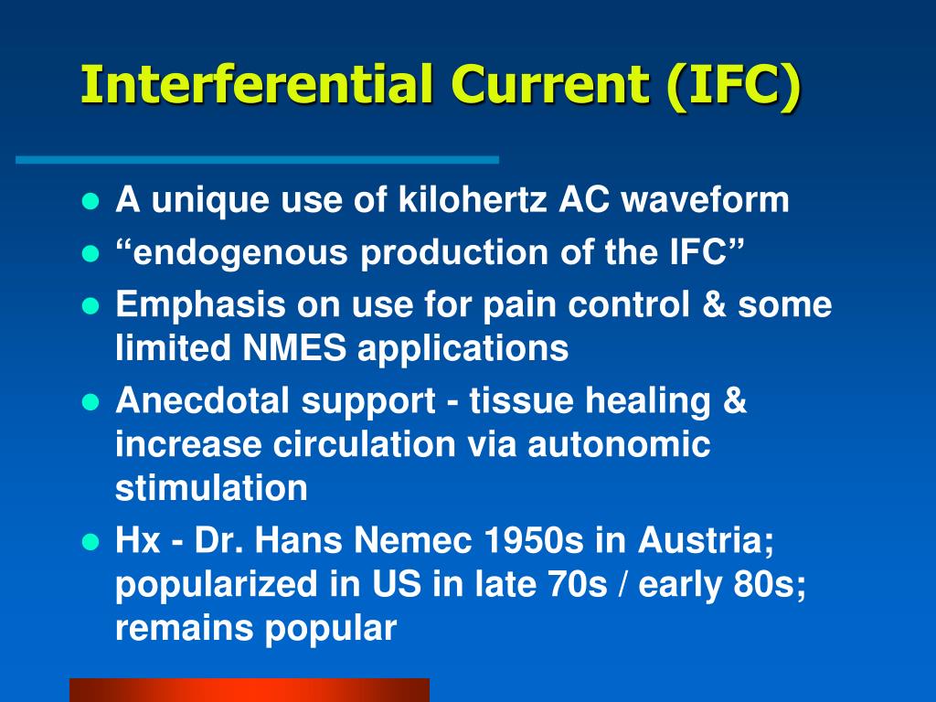 PPT - Interferential Current (IFC) PowerPoint Presentation, free ...