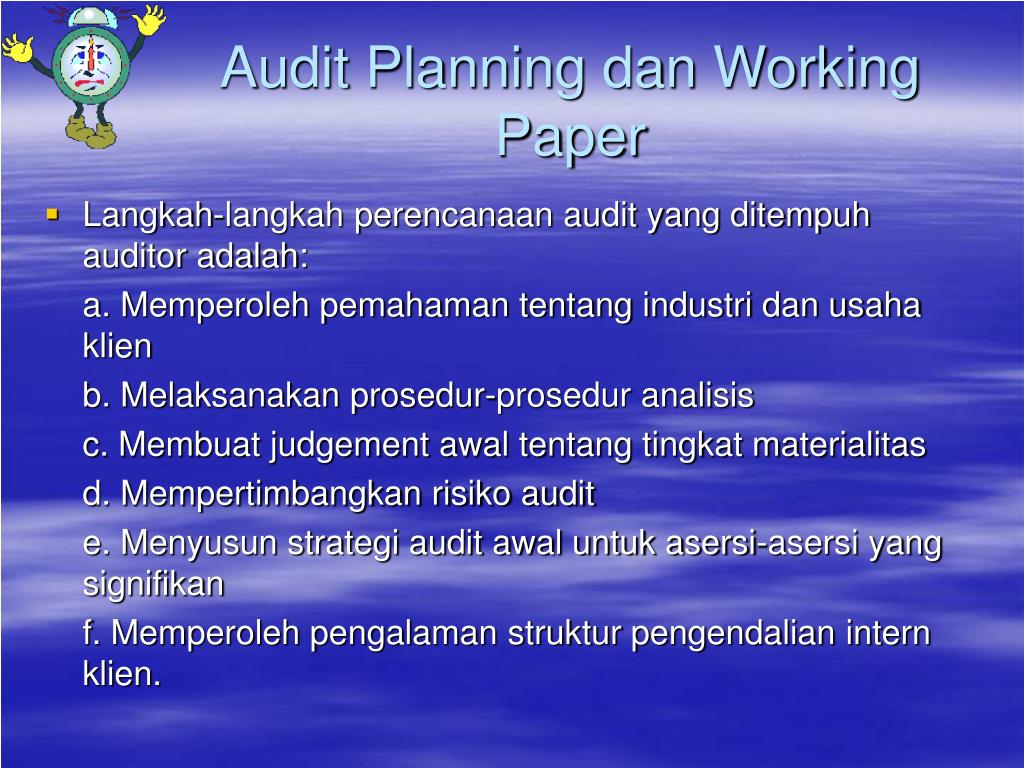 PPT - Audit Planning dan Working Paper PowerPoint Presentation, free download - ID:5469343