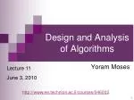 PPT - Design and Analysis of Algorithms PowerPoint Presentation, free ...