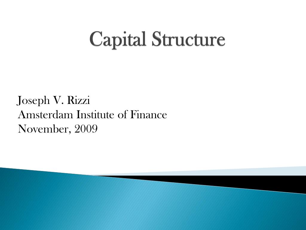 PPT - Capital Structure PowerPoint Presentation, free download - ID:5474346