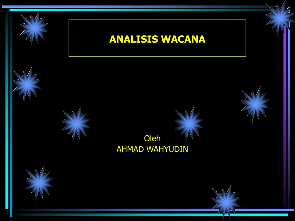 PPT - ANALISIS WACANA PowerPoint Presentation, free download - ID:5474819