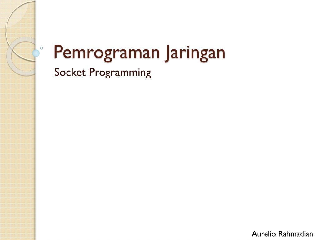 PPT - Pemrograman Jaringan PowerPoint Presentation, free download - ID ...