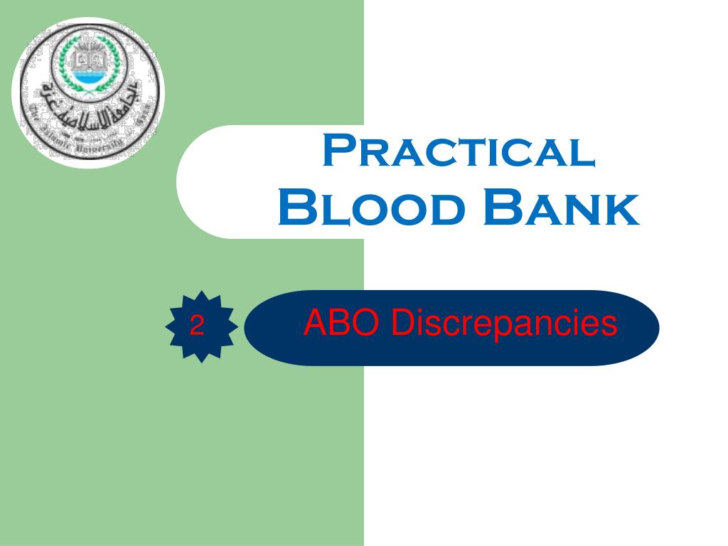 PPT - Practical Blood Bank PowerPoint Presentation, free download - ID ...