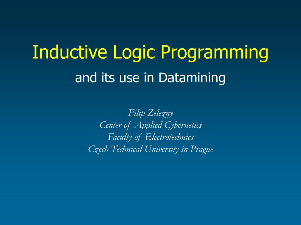 PPT - Inductive Logic Programming PowerPoint Presentation, free download - ID:5476655