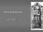 PPT - Anne Bradstreet Poetry PowerPoint Presentation, free download ...