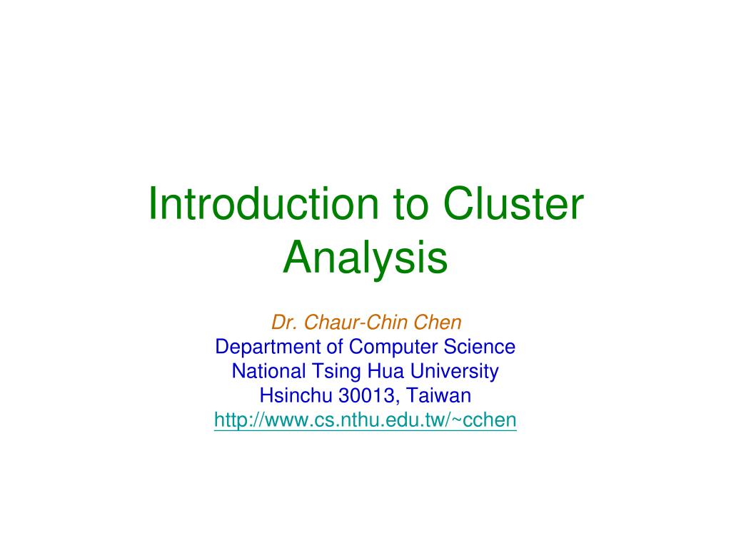 PPT - Introduction to Cluster Analysis PowerPoint Presentation, free ...