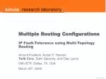 PPT - Intradomain Topology and Routing PowerPoint Presentation, free ...